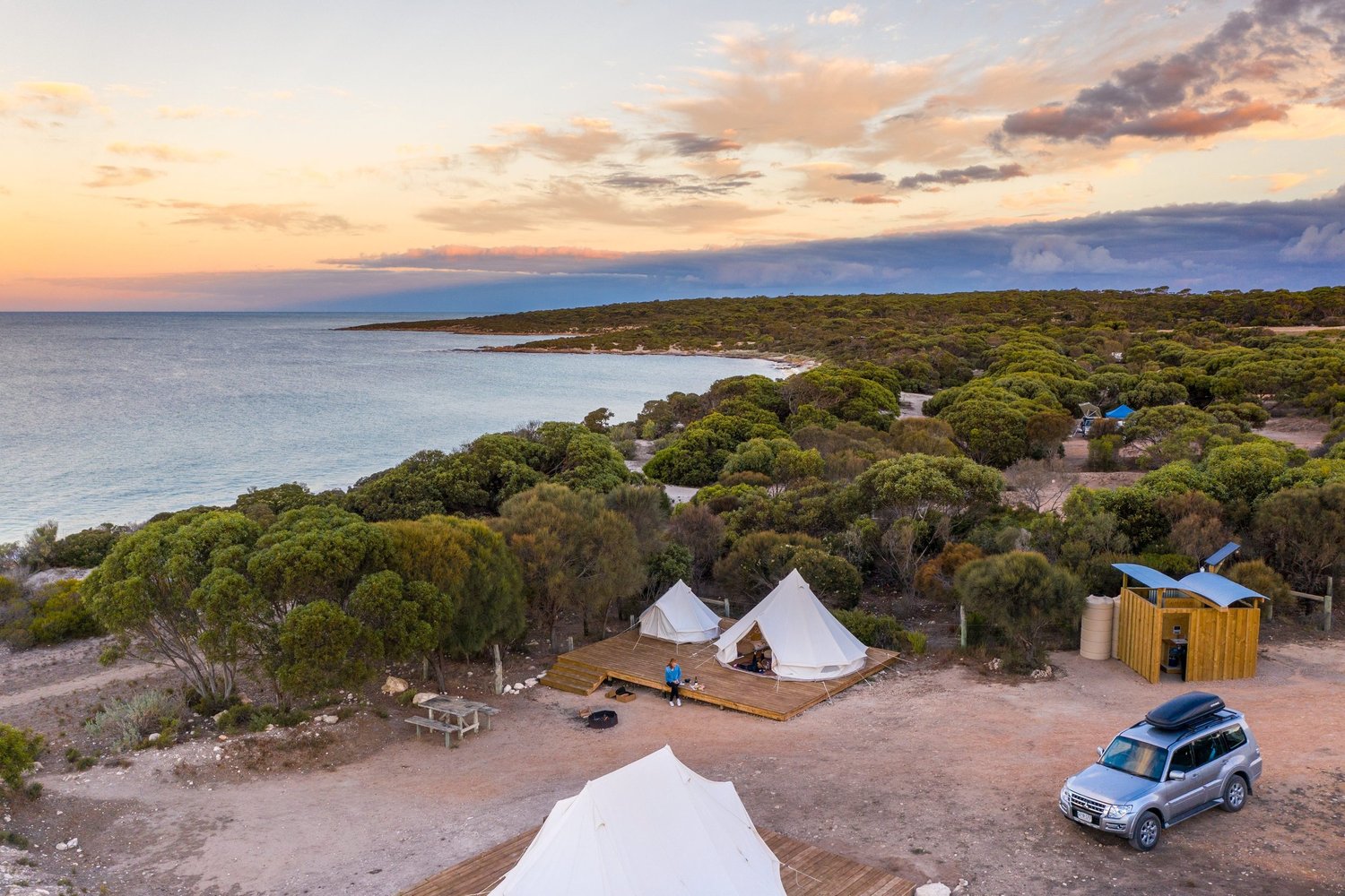 Glamping at September Beach — Kata & Belle