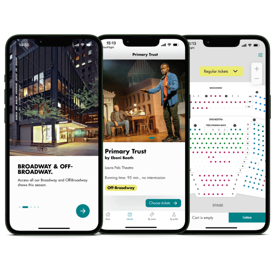 HIPTIX at Roundabout App — easy-connect