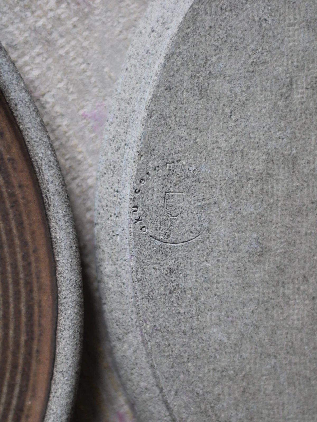 Platter in Textured Tamba — aku ceramics