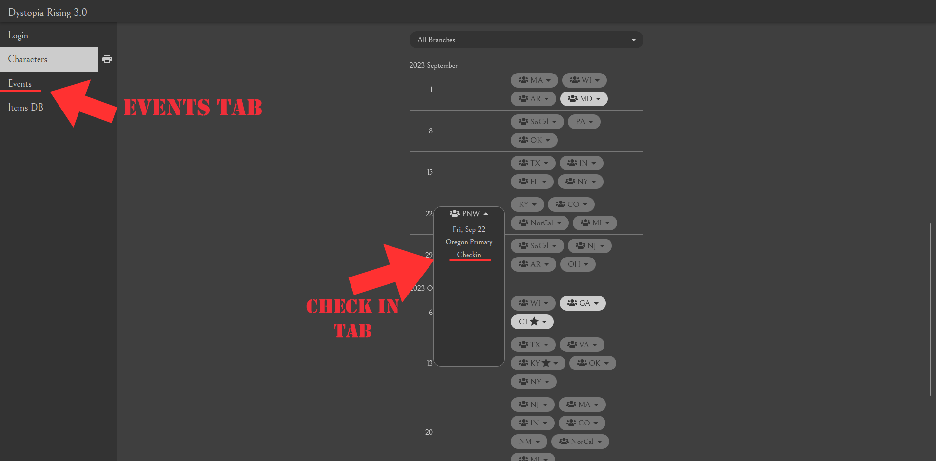 Check In Guide — Dystopia Rising: The Anvil