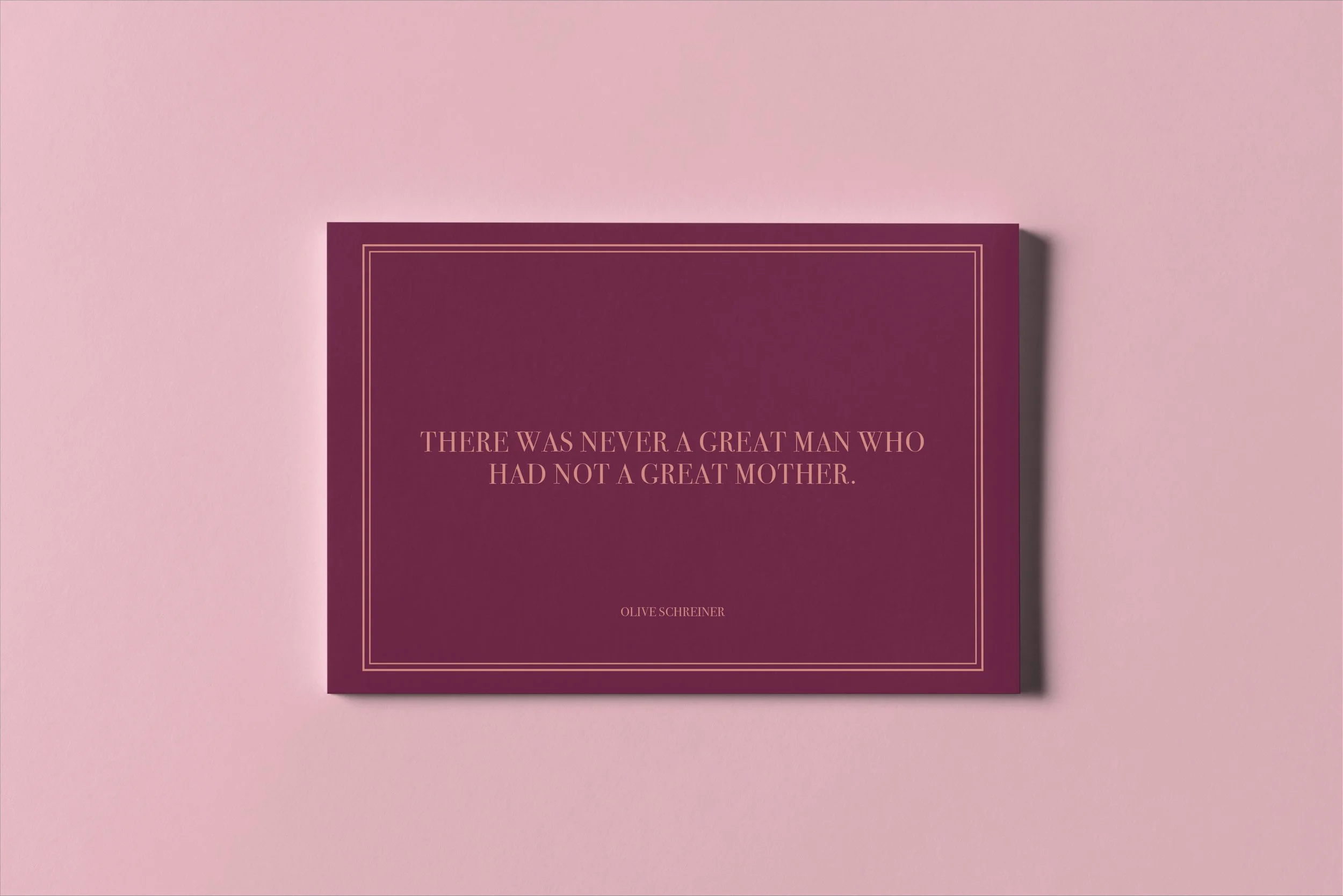 Words of Women Greeting Cards