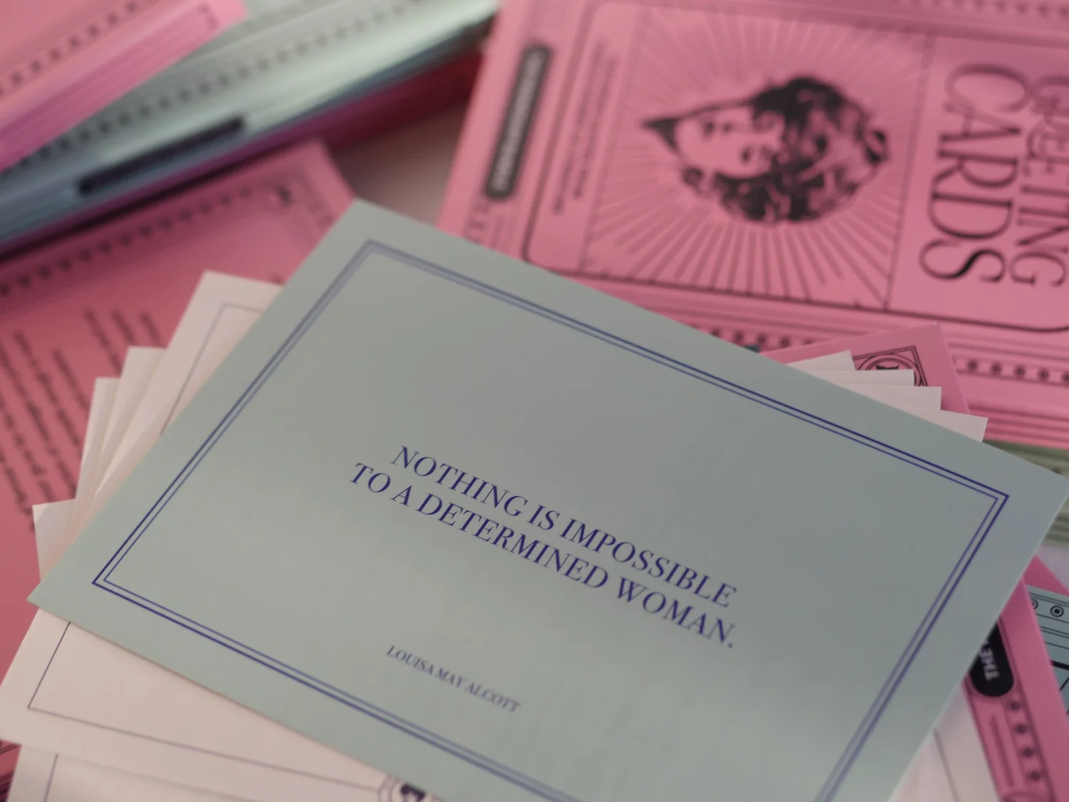 Words of Women Greeting Cards