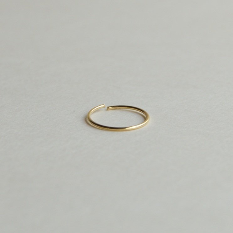 14k Solid Gold Sleeper Nose Ring — Harmony Jewelry & Co