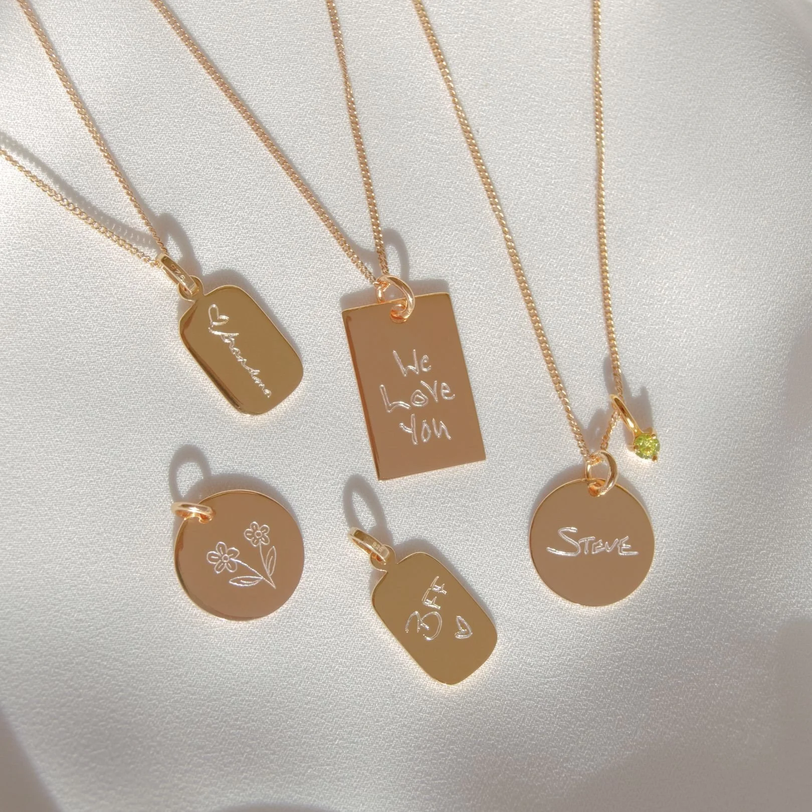 Custom Handwritten/Drawn Necklace — Harmony Jewelry & Co