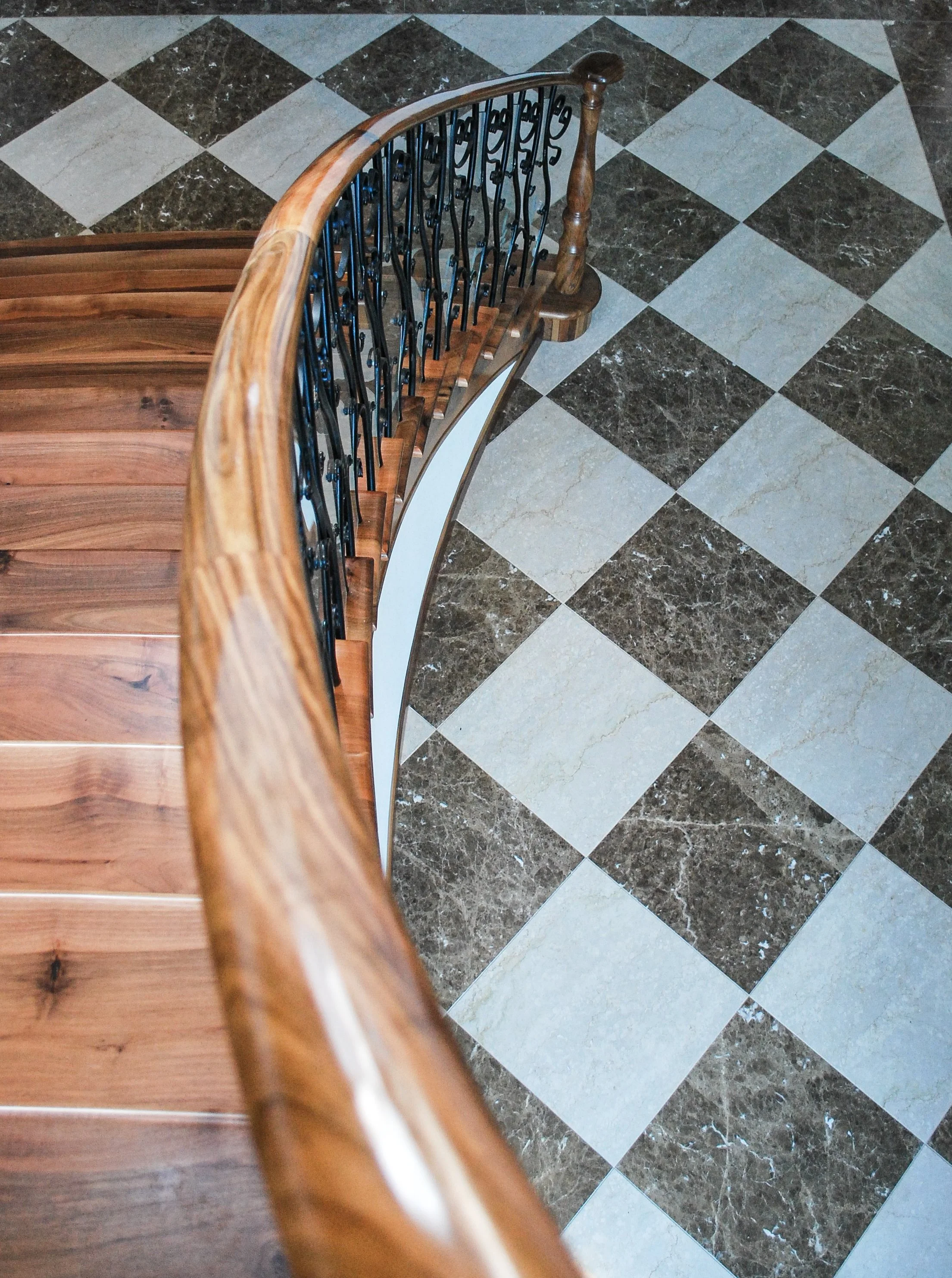 Autumn Walnut Staircase — Paul Hodgkiss Designs - Bespoke Furniture ...