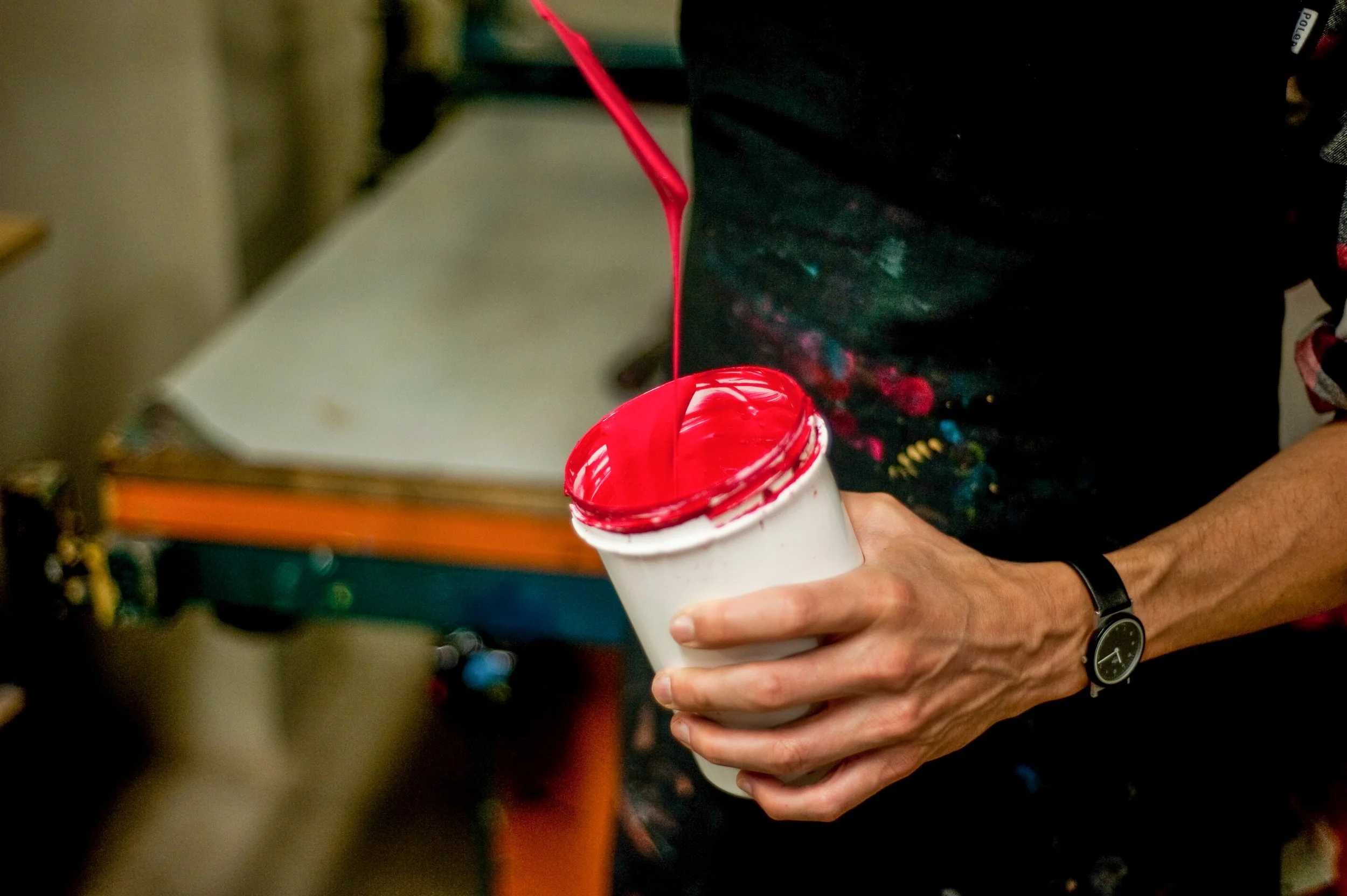 The screen print workshop — Studio Zum Heimathafen