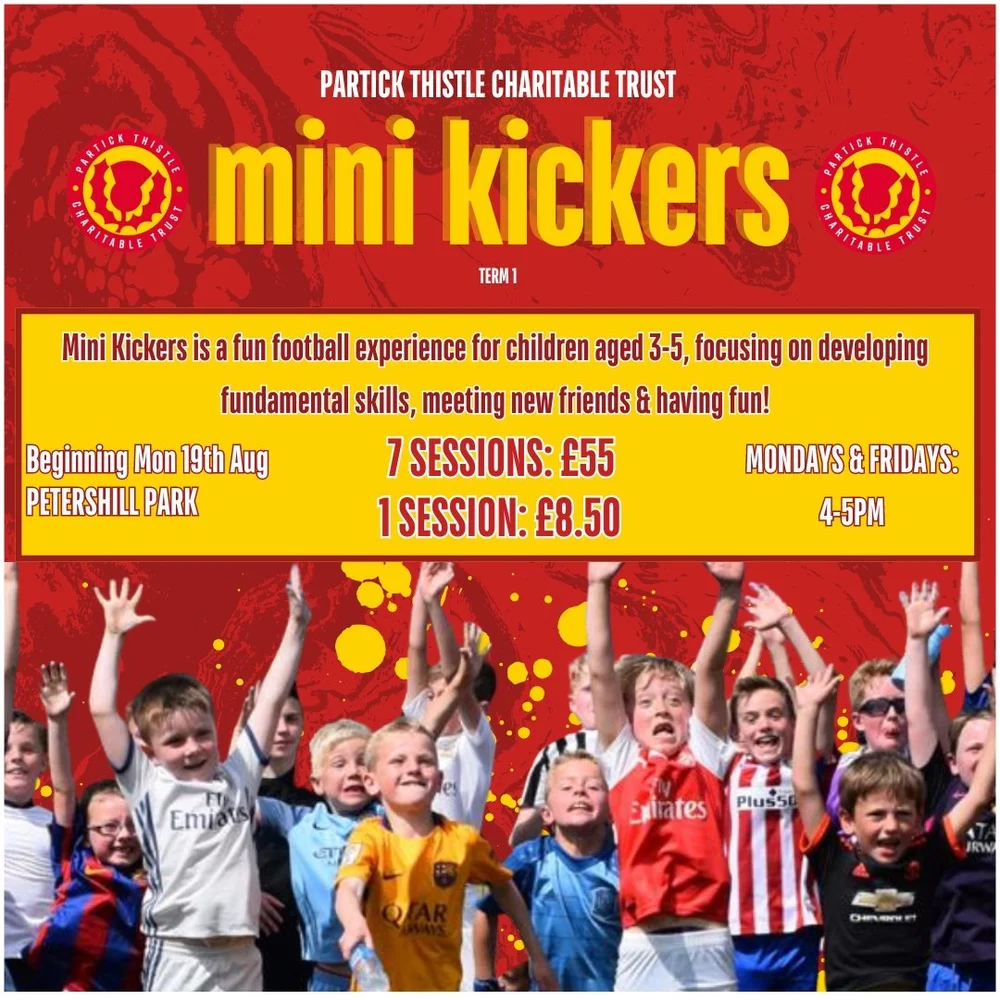 Mini Kickers & Skill Centres — Partick Thistle Charitable Trust