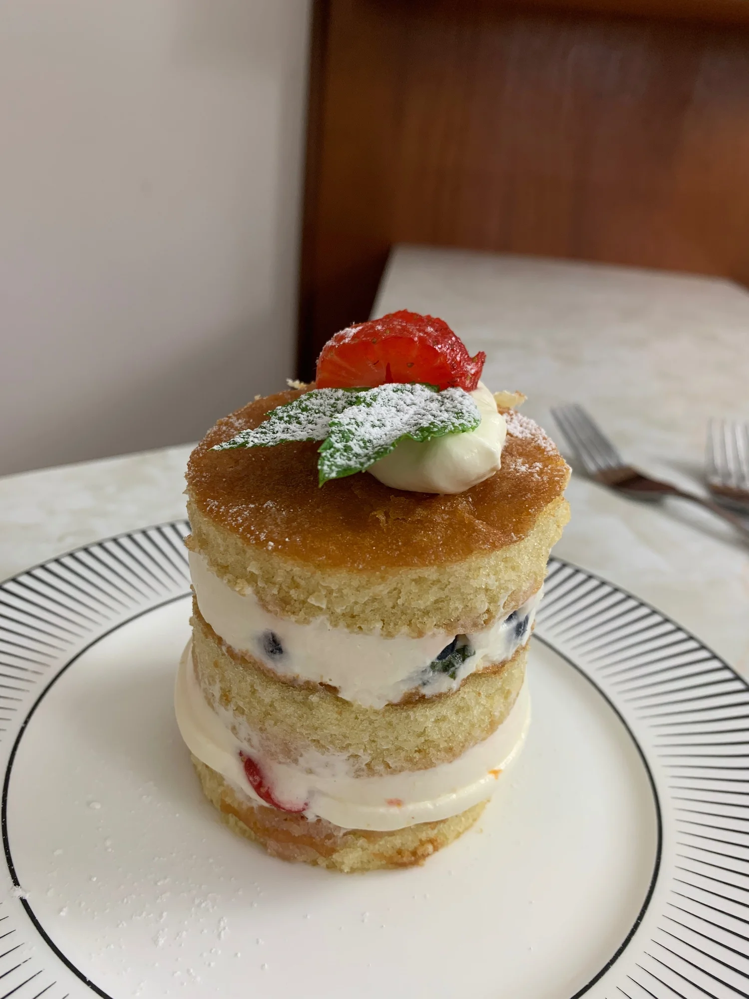 English Summer Fruit Sponge Towers — Gary's Urban Larder