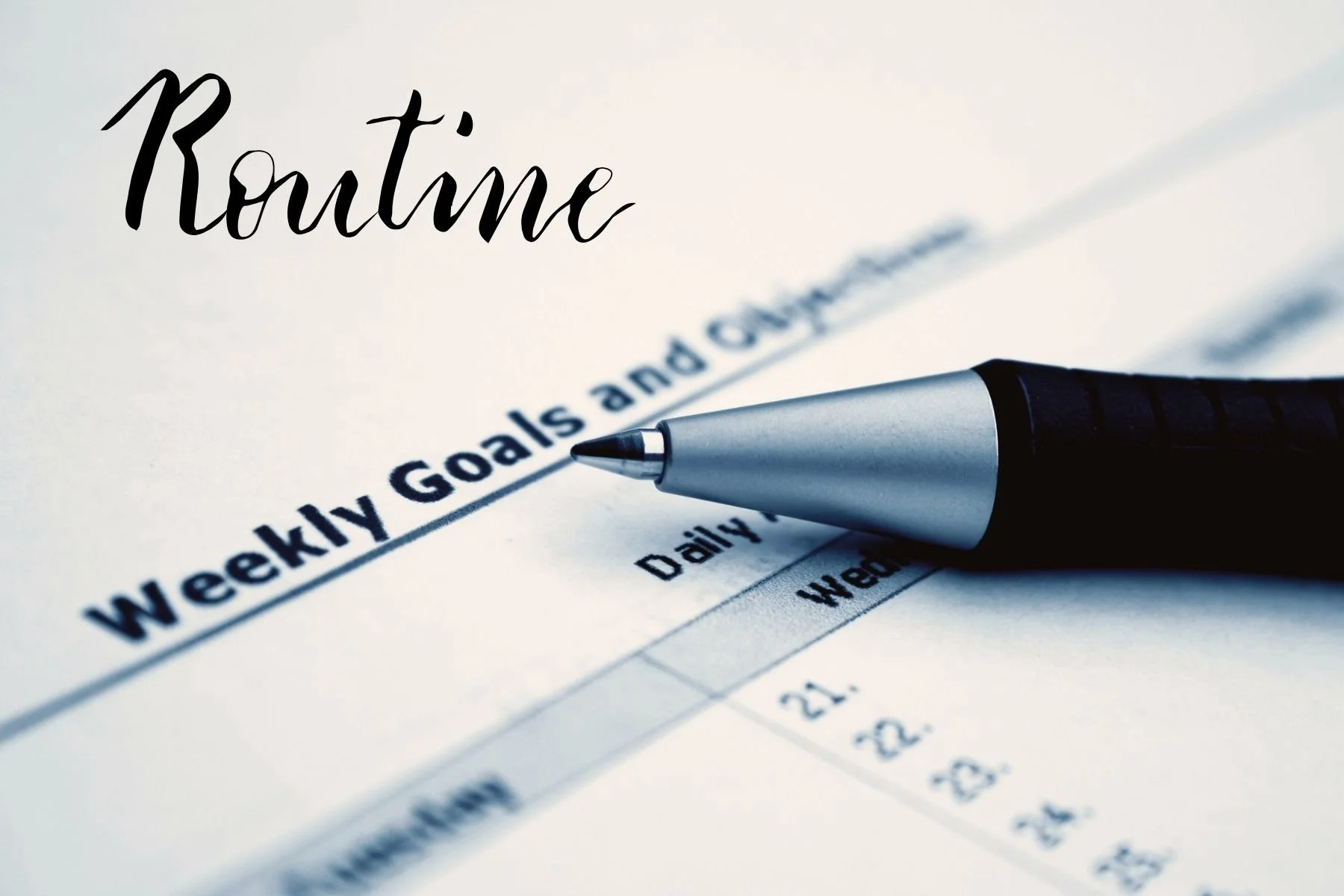 Weekly Routines That Turn Resolutions Into Lasting Success - Our Daily ...