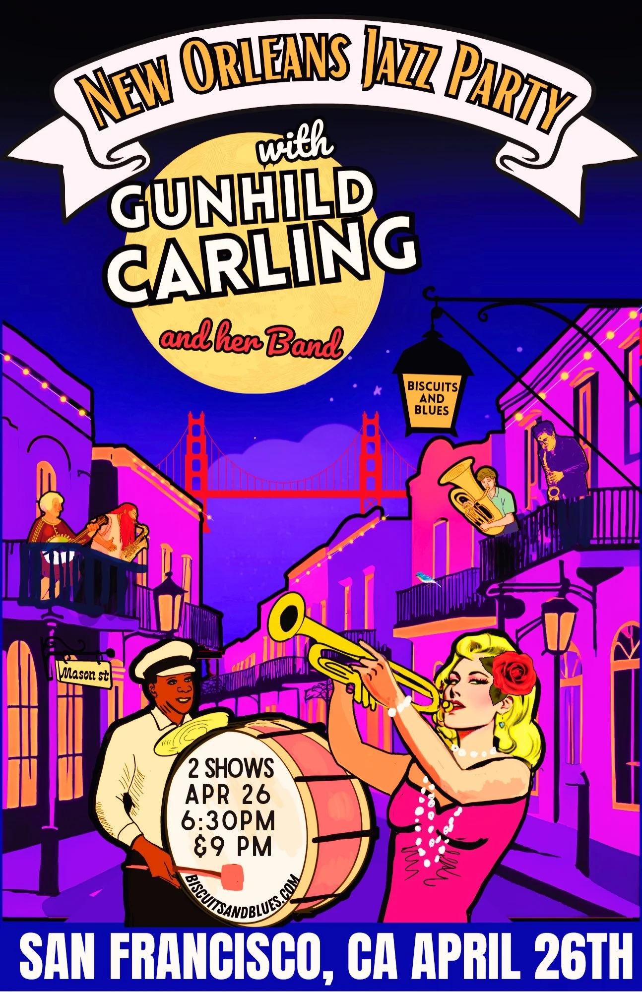 Gunhild Carling’s New Orleans Jazz Party — Biscuits and Blues