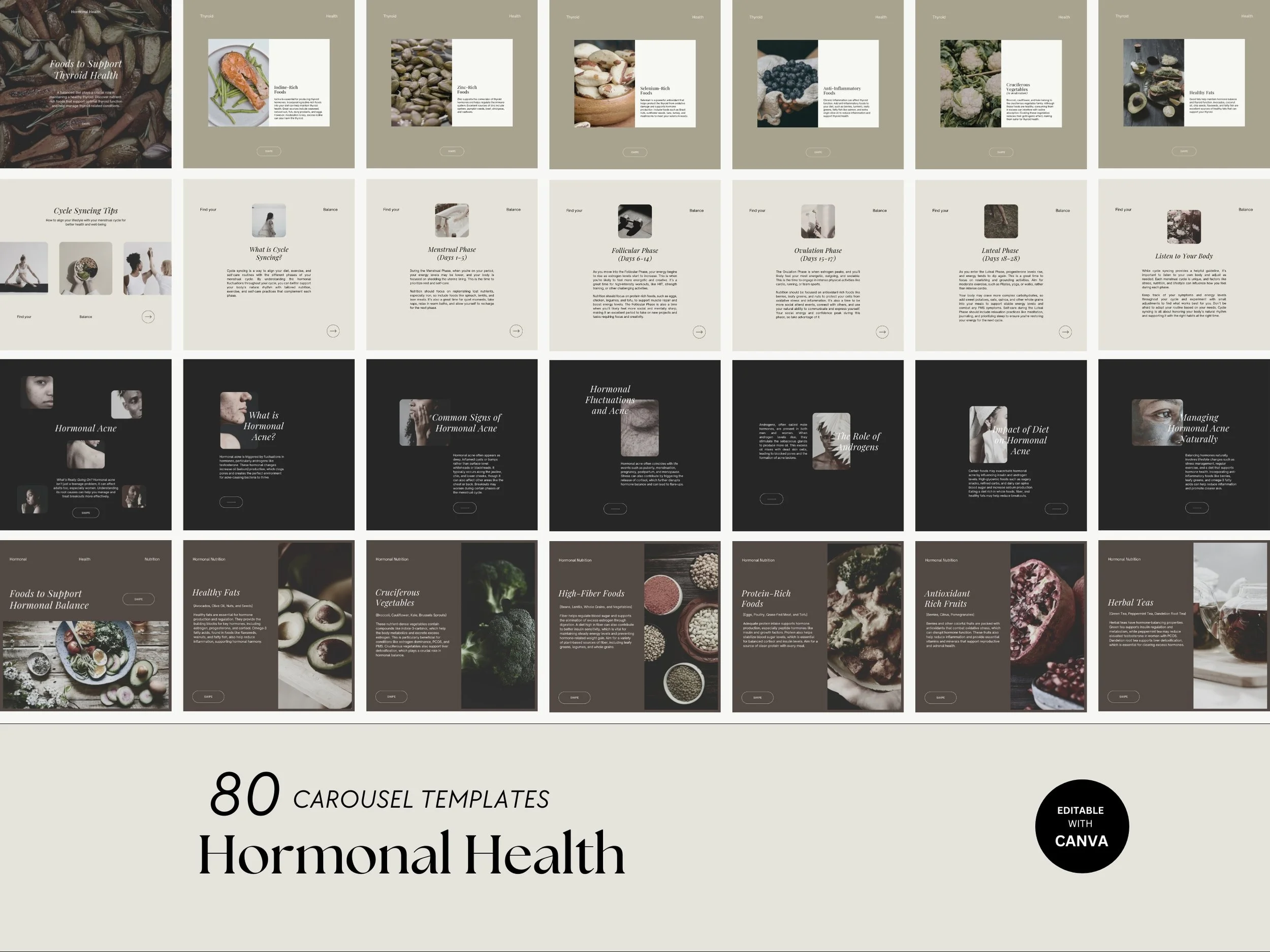 Cycle Syncing Instagram Template — Terraa Studio Design