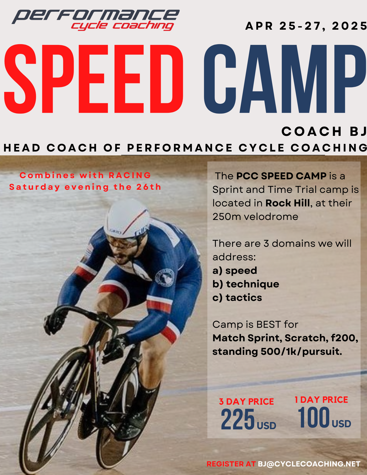 SPEED CAMP 2025 — Performance Cycle Coaching