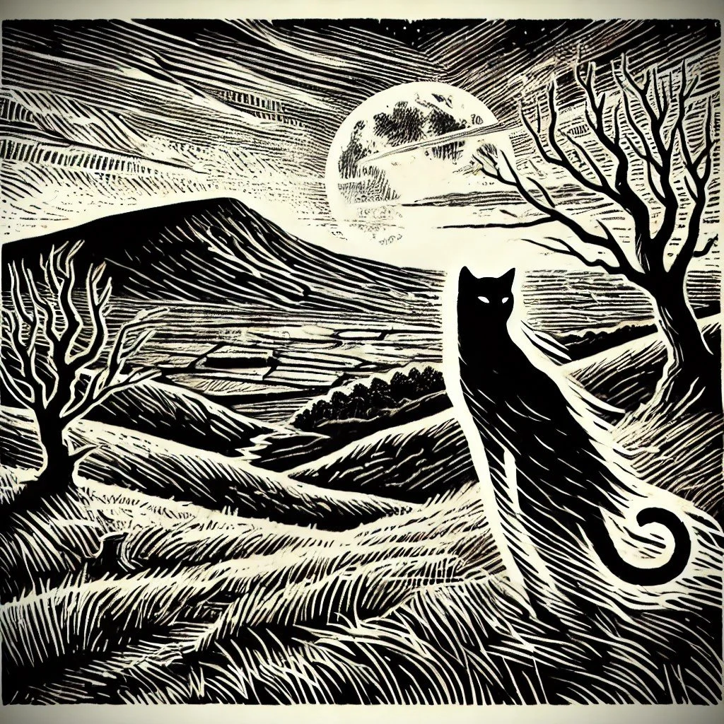 Folklore - Cath Palug the Monstrous Black Cat. — Fireside Horror ...