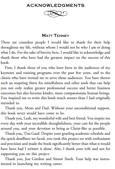 Book Acknowledgement Examples: Crafting An Acknowledgement That People ...