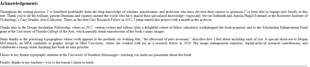 Book Acknowledgement Examples: Crafting An Acknowledgement That People ...