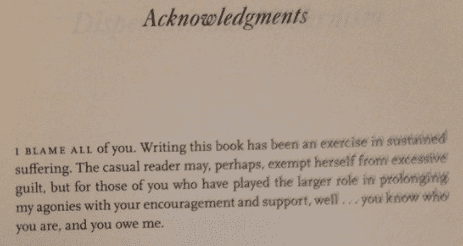 Book Acknowledgement Examples: Crafting An Acknowledgement That People ...
