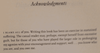 Book Acknowledgement Examples: Crafting An Acknowledgement That People ...