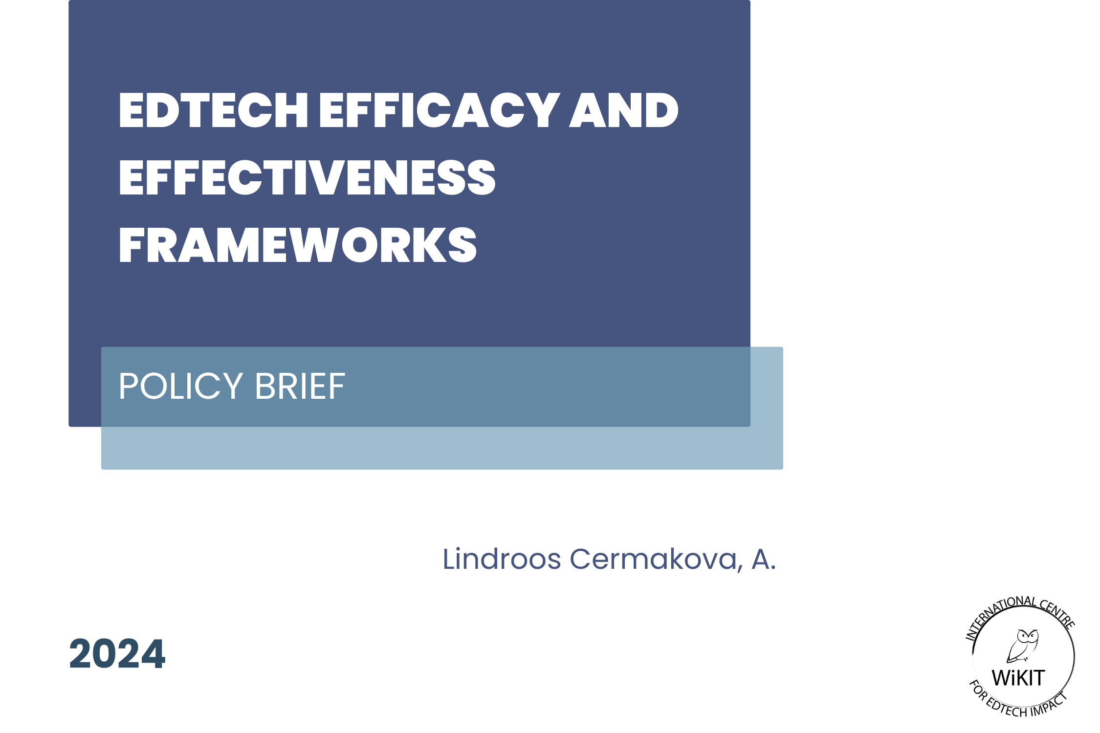 Reports - International Centre for EdTech Impact