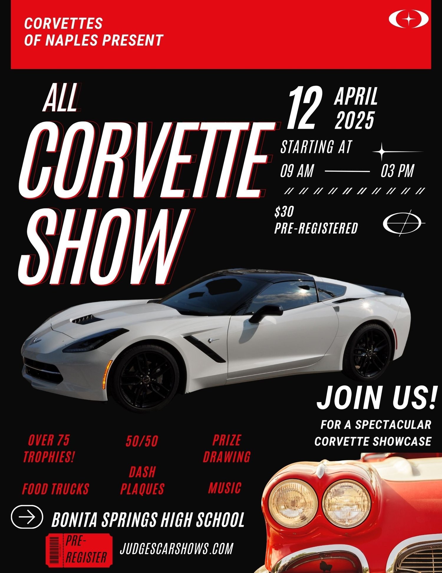 Corvettes of Naples All Corvette Show — Judge's Car & Truck Shows