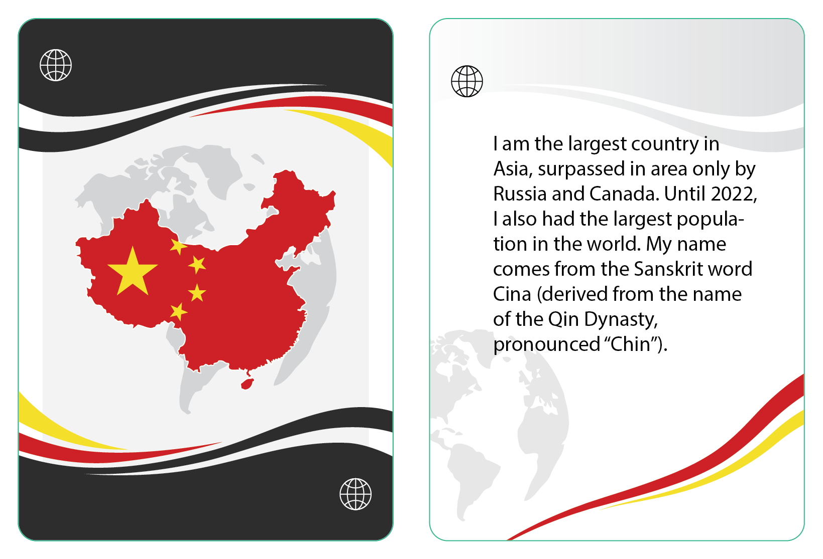 The Country Name Game - Fun Geography and history Card Game for all Ages!