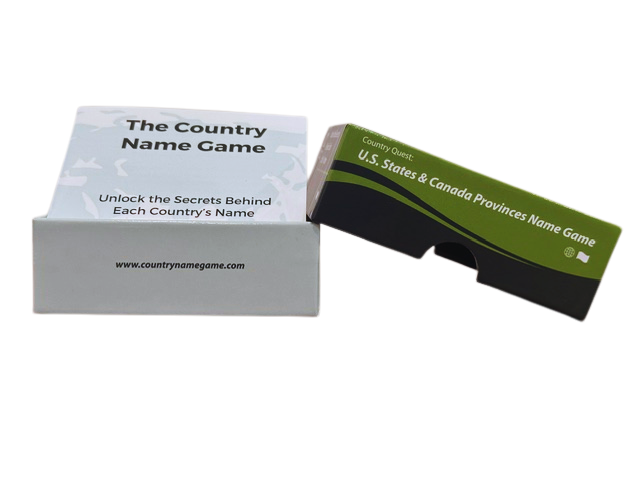 The Country Name Game - Fun Geography Card Game for Kids, Teens, and ...