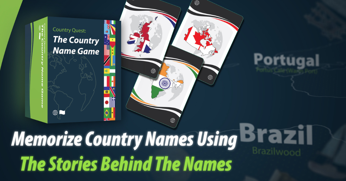 The Country Name Game - Fun Geography Card Game for Kids, Teens, and ...