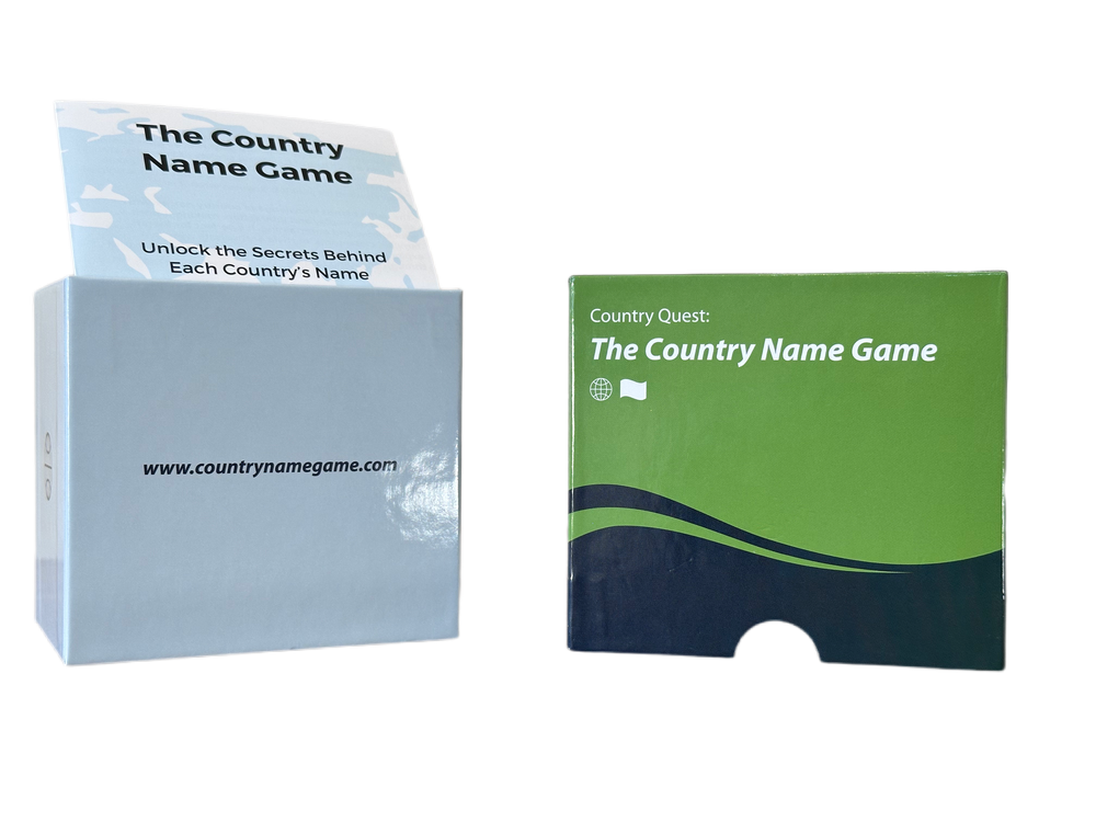 The Country Name Game - Fun Geography Card Game for Kids, Teens, and ...
