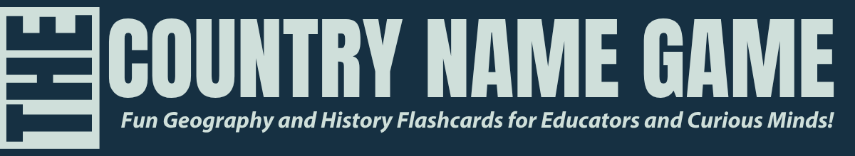 The Country Name Game - Fun Geography and history Card Game for all Ages!