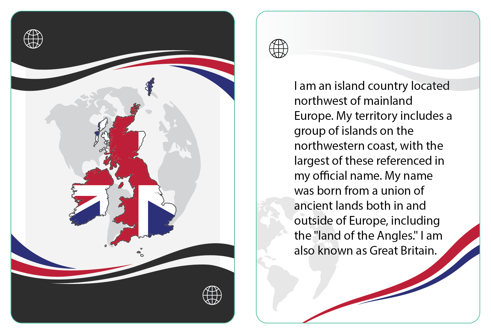 The Country Name Game - Fun Geography and history Card Game for all Ages!