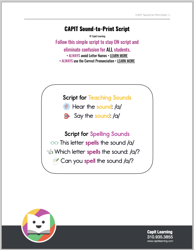 Webinar 16. The Only Script You Will Ever Need to Teach Phonics ...