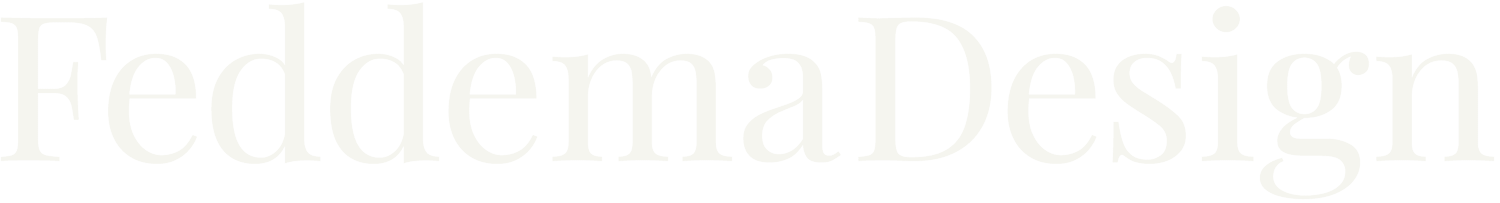 Feddema Design — Contact 1