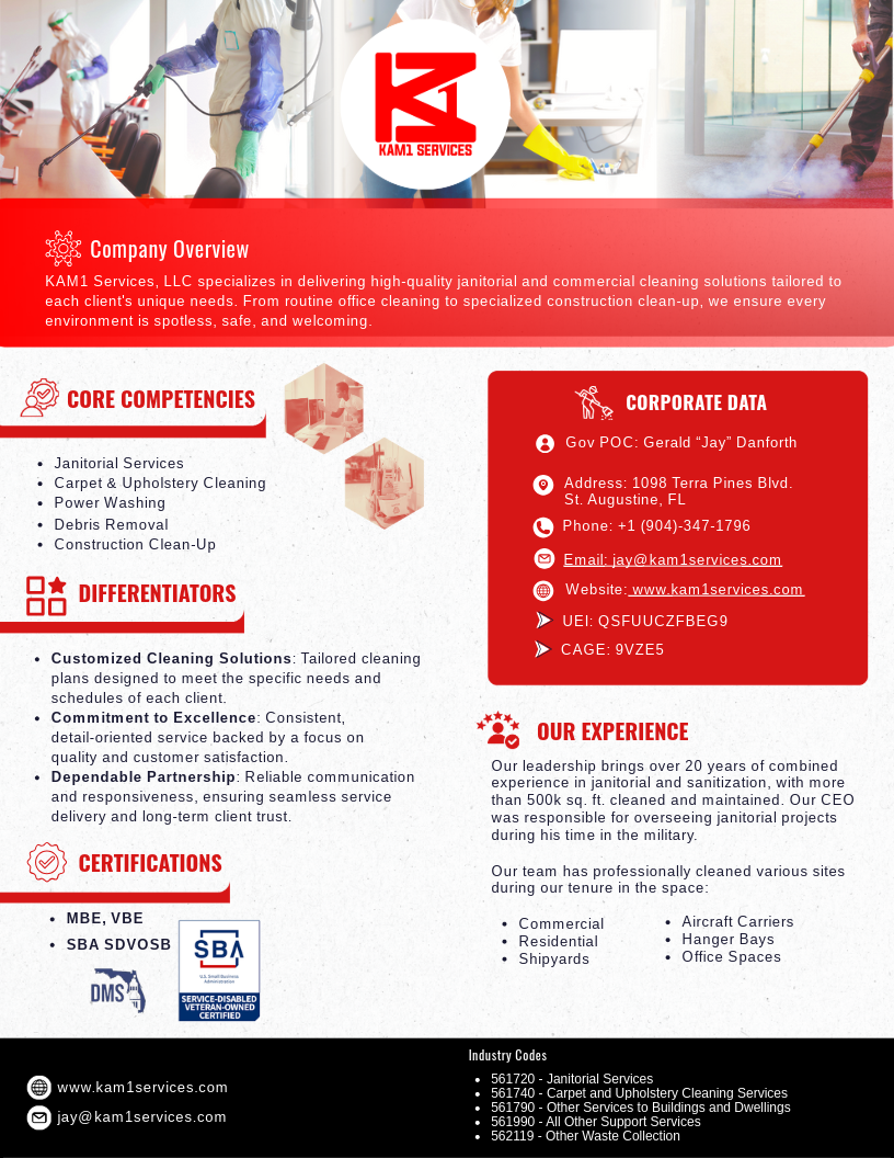Cleaning Capability — Kam1services.com