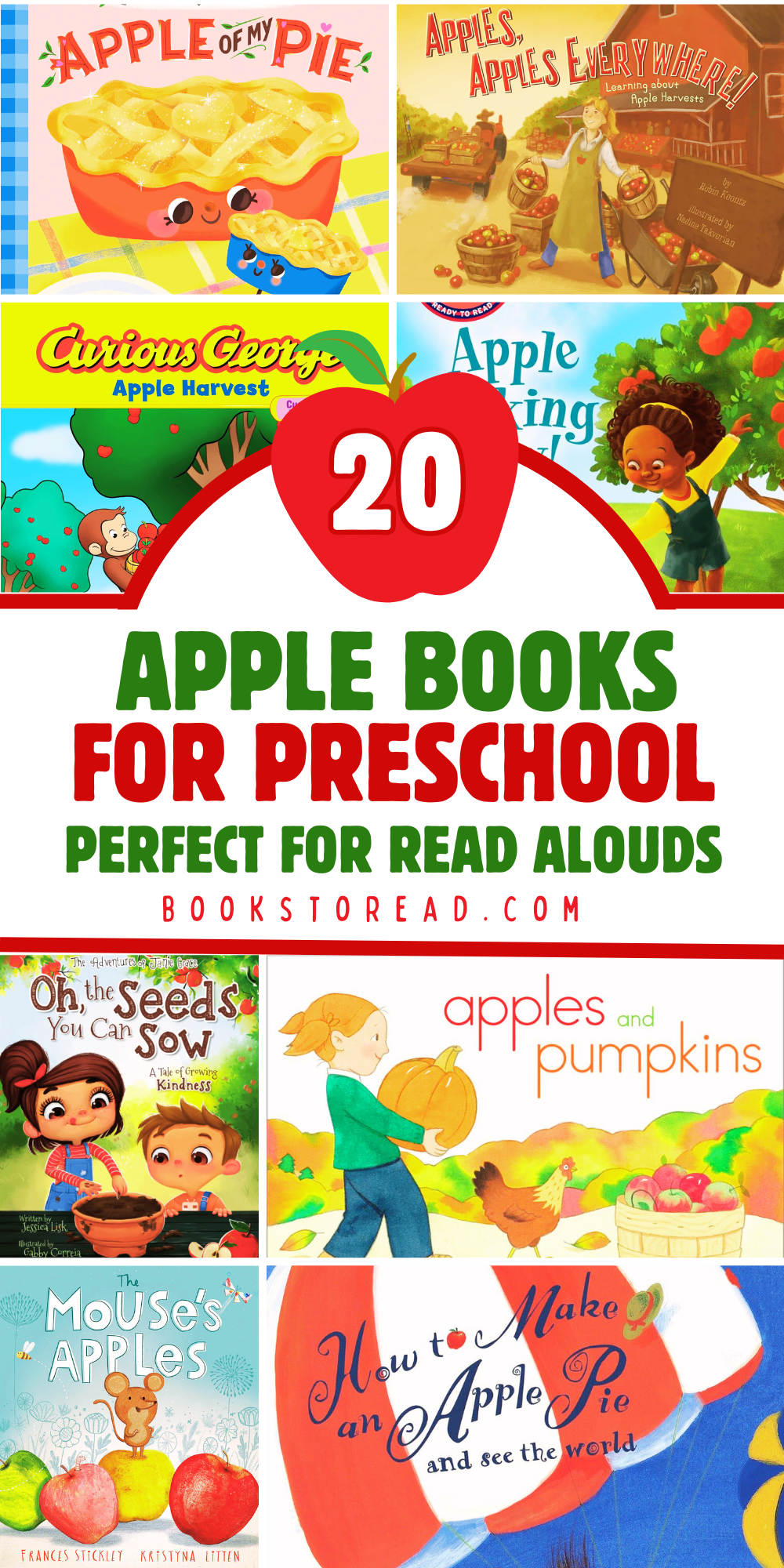 Favorite Read Aloud Apple Books for Preschoolers — Books to Go Read