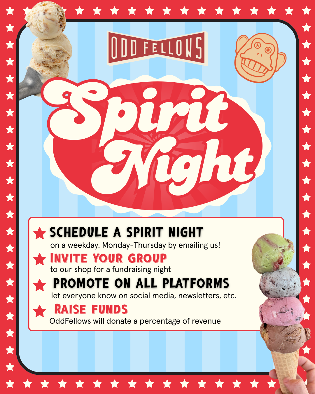 Spirit Nights — OddFellows Ice Cream Co.