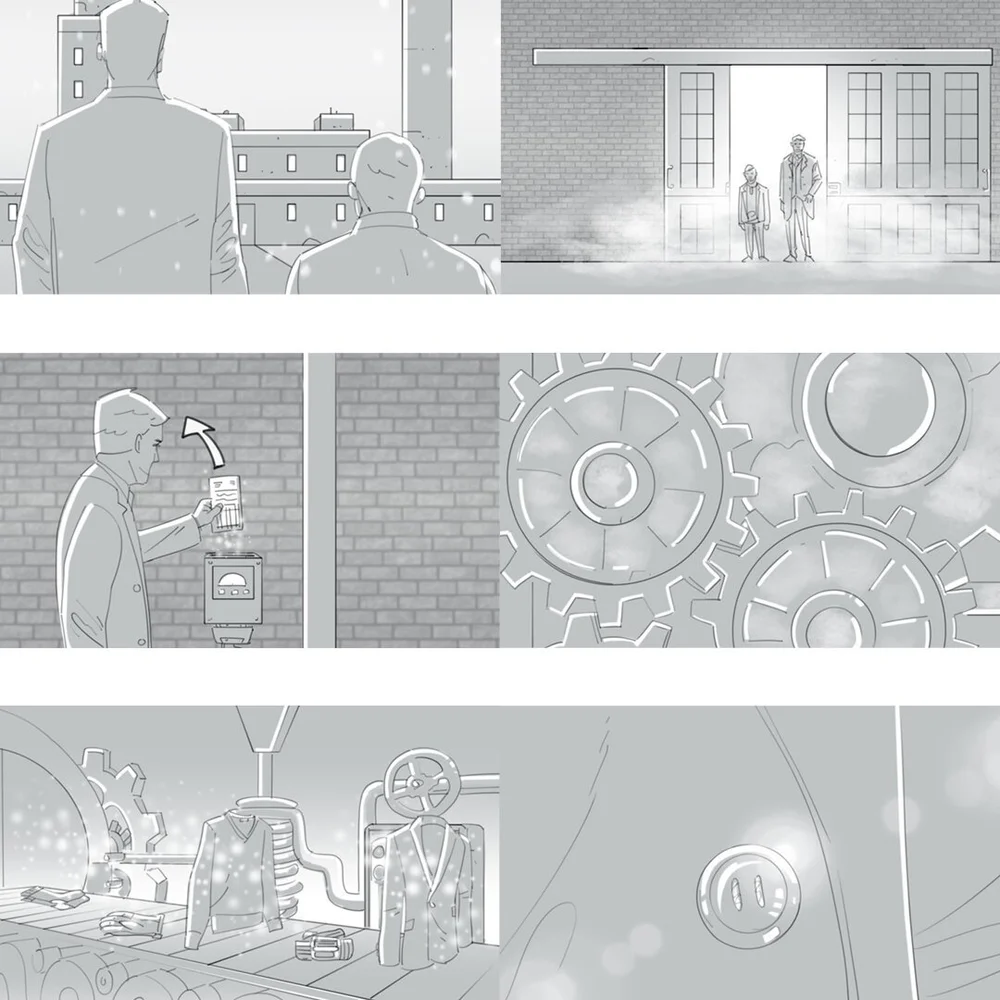 HACKETT CHRISTMAS STORYBOARDS | Seb Antoniou