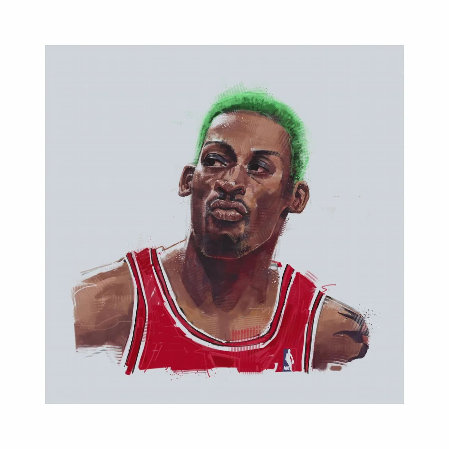 Dennis Rodman Illustration | Seb Antoniou