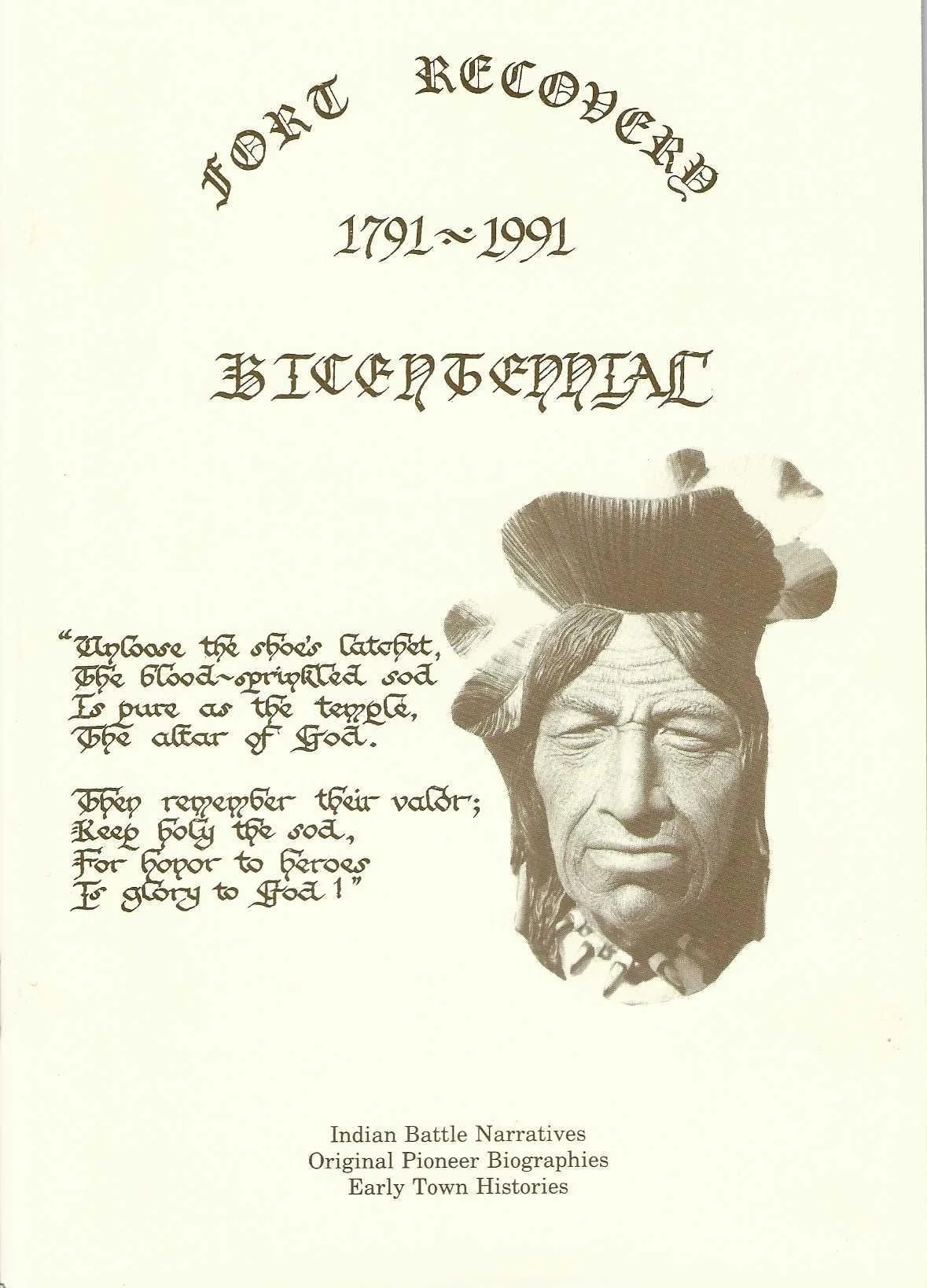 Fort Recovery Bicentennial — The Mercer County Historical Society