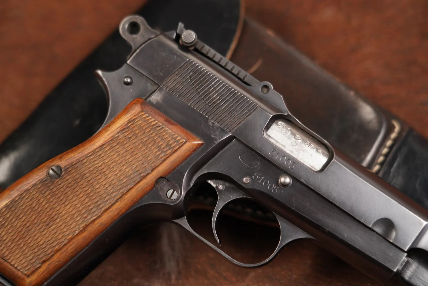 WWII FN Browning WaA613 Tangent Hi Power 9mm Slotted Pistol 1940 — Mt ...