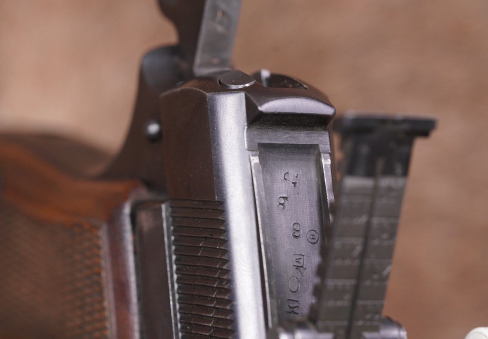 WWII FN Browning WaA613 Tangent Hi Power 9mm Slotted Pistol 1940 — Mt ...