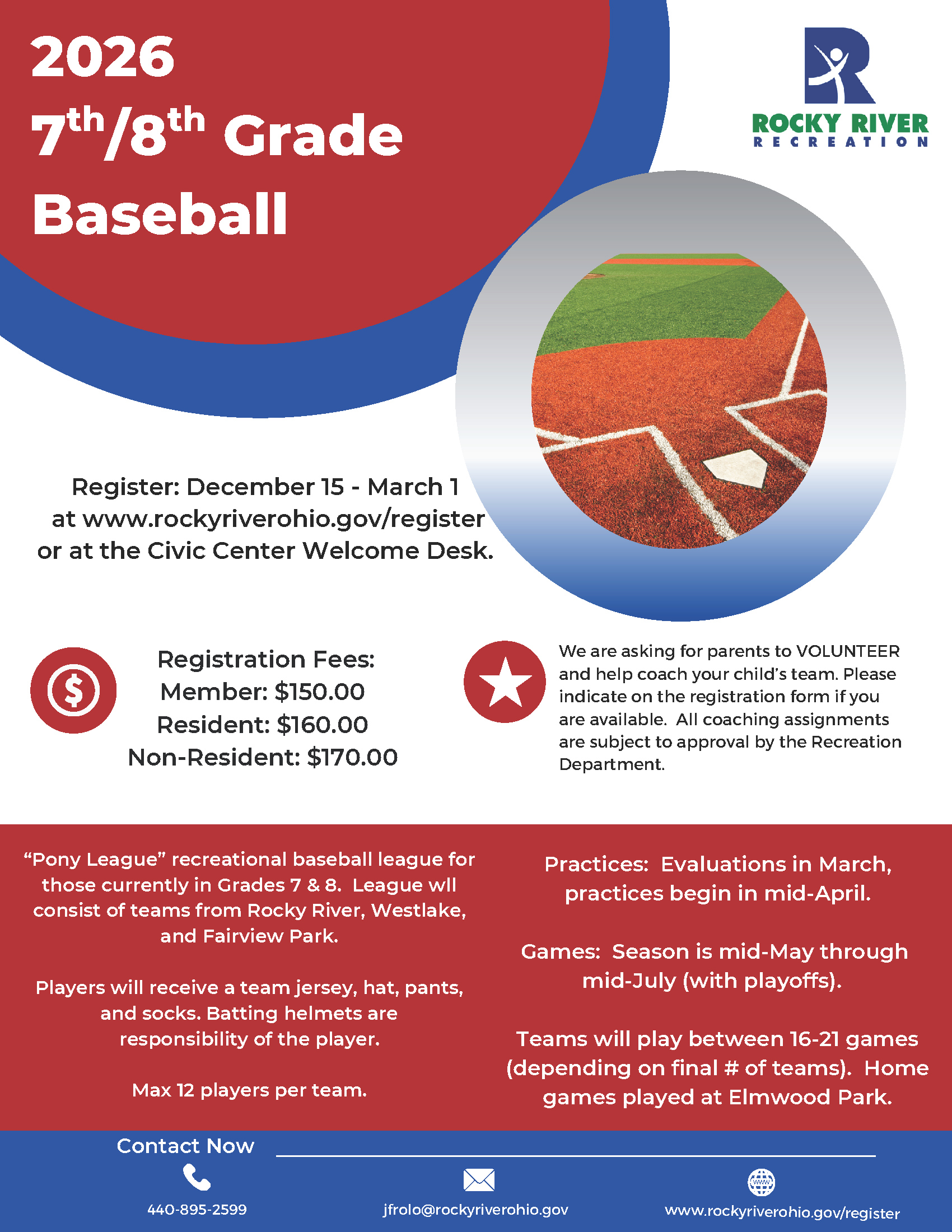 Sports and Leagues — The City of Rocky River, Ohio