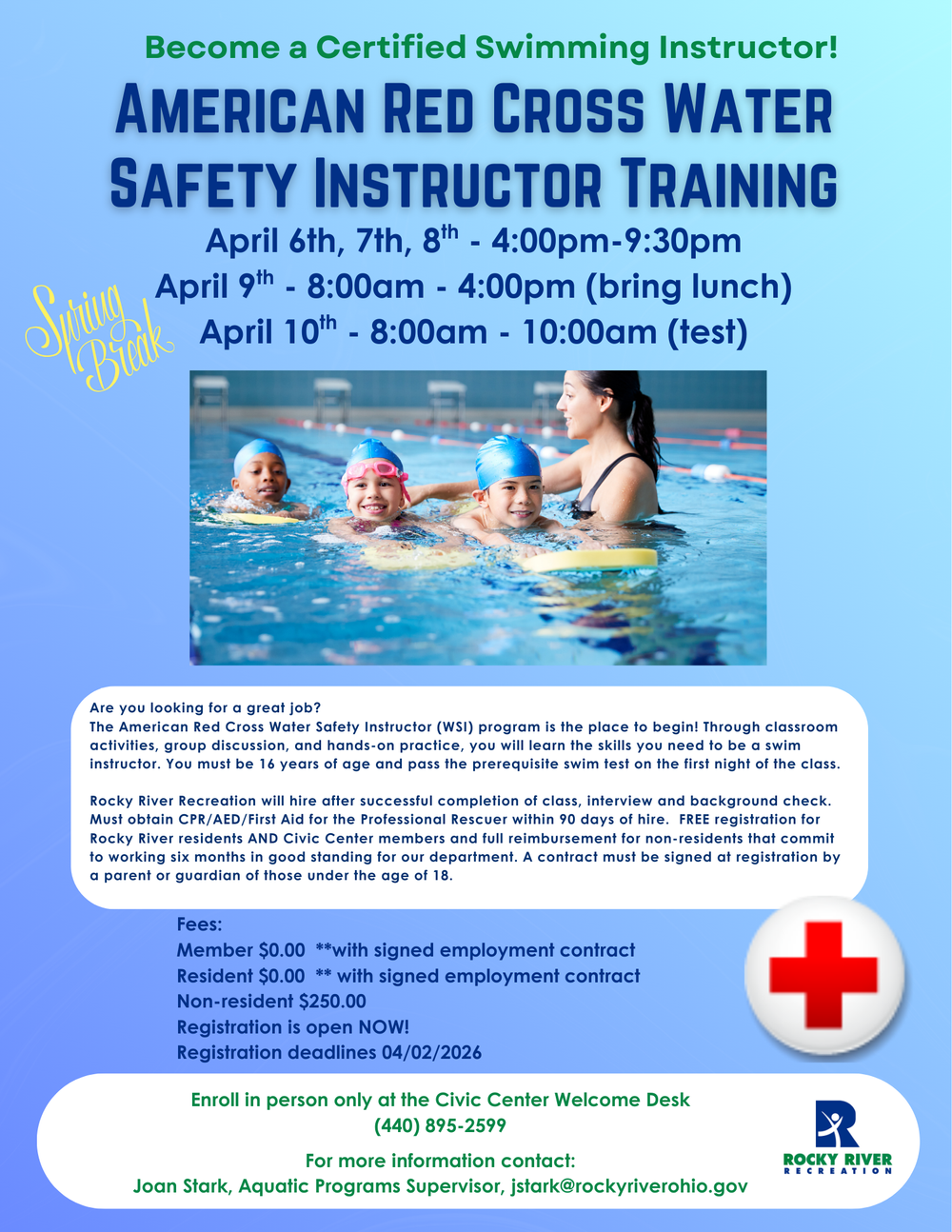 Aquatics and Safety — The City of Rocky River, Ohio