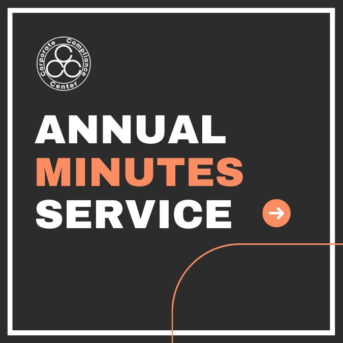 Corporate Minutes Service — Compliance Filings
