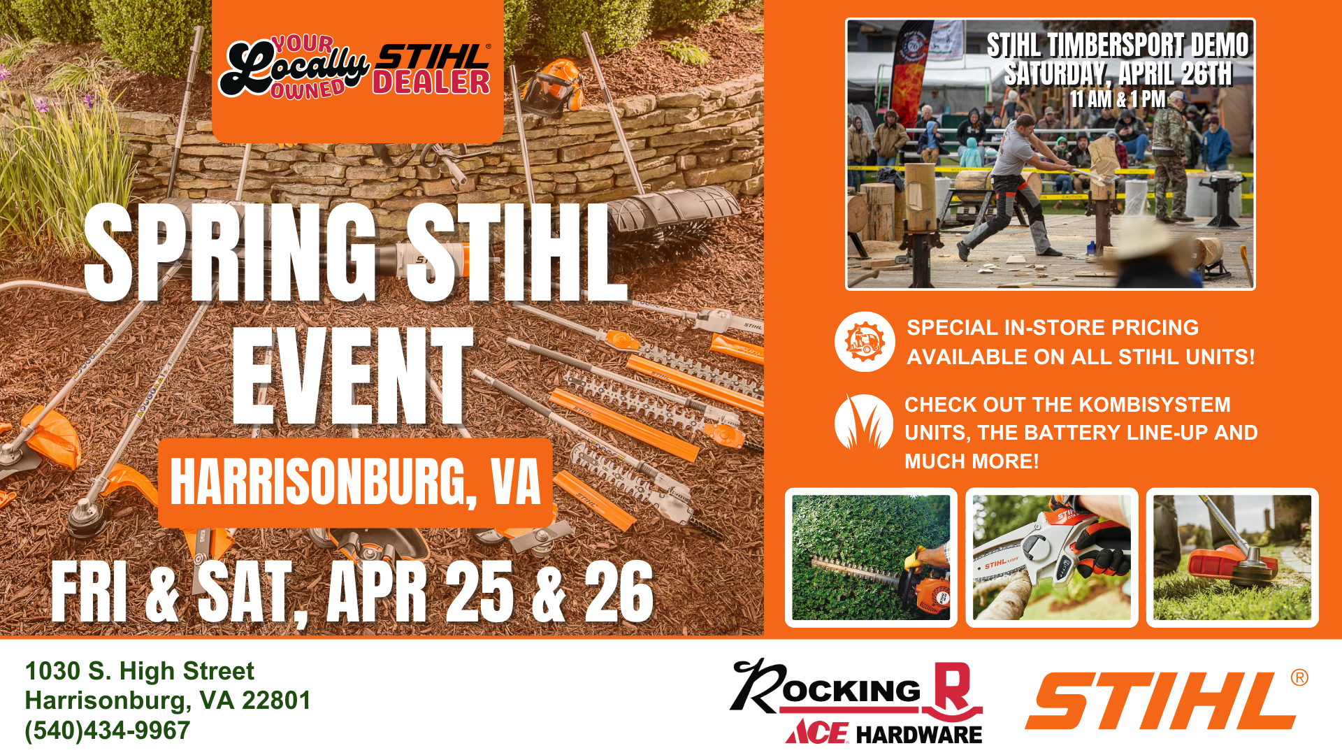 Spring STIHL Event — Rockingham Cooperative