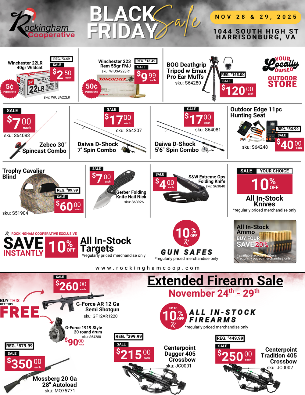 Black Friday & Small Business Saturday Sale — Rockingham Cooperative