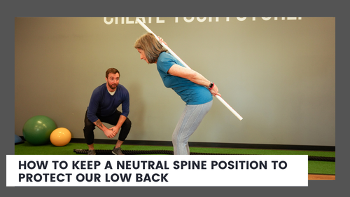 How To Keep A Neutral Spine Position To Protect Our Lower Back ...
