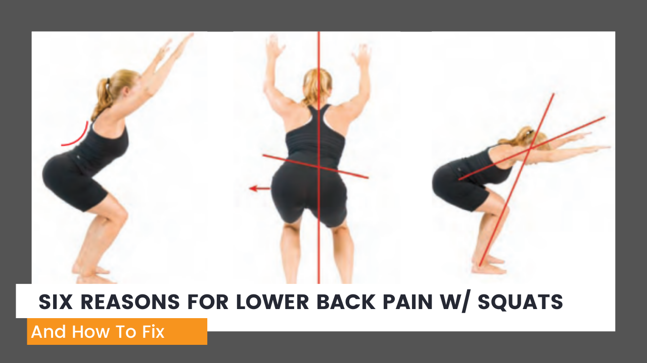 Six Reasons For Lower Back Pain With Squats (And How To Fix) — Solving ...