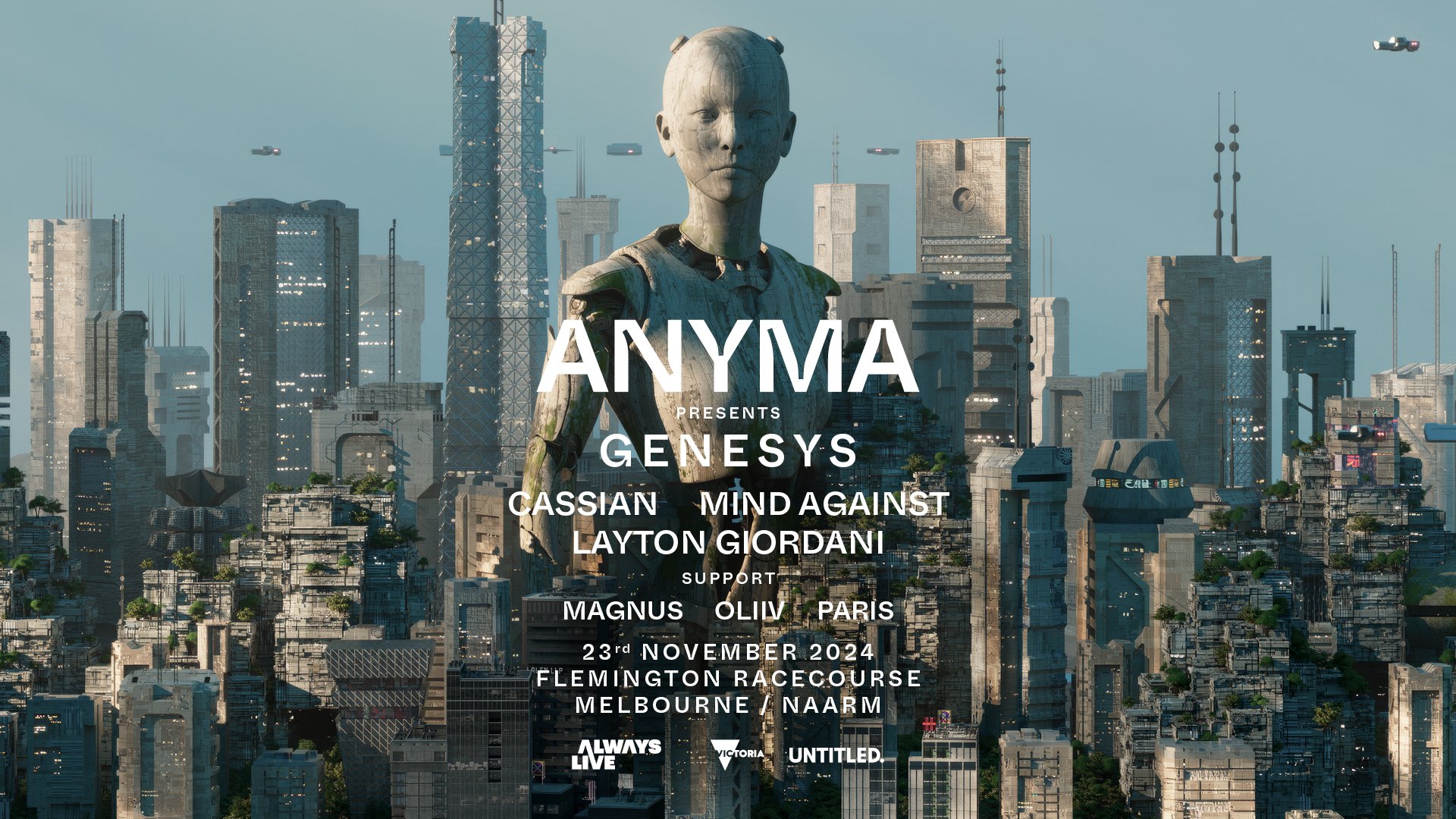 ANYMA Presents GENESYS - Melbourne — Anyma