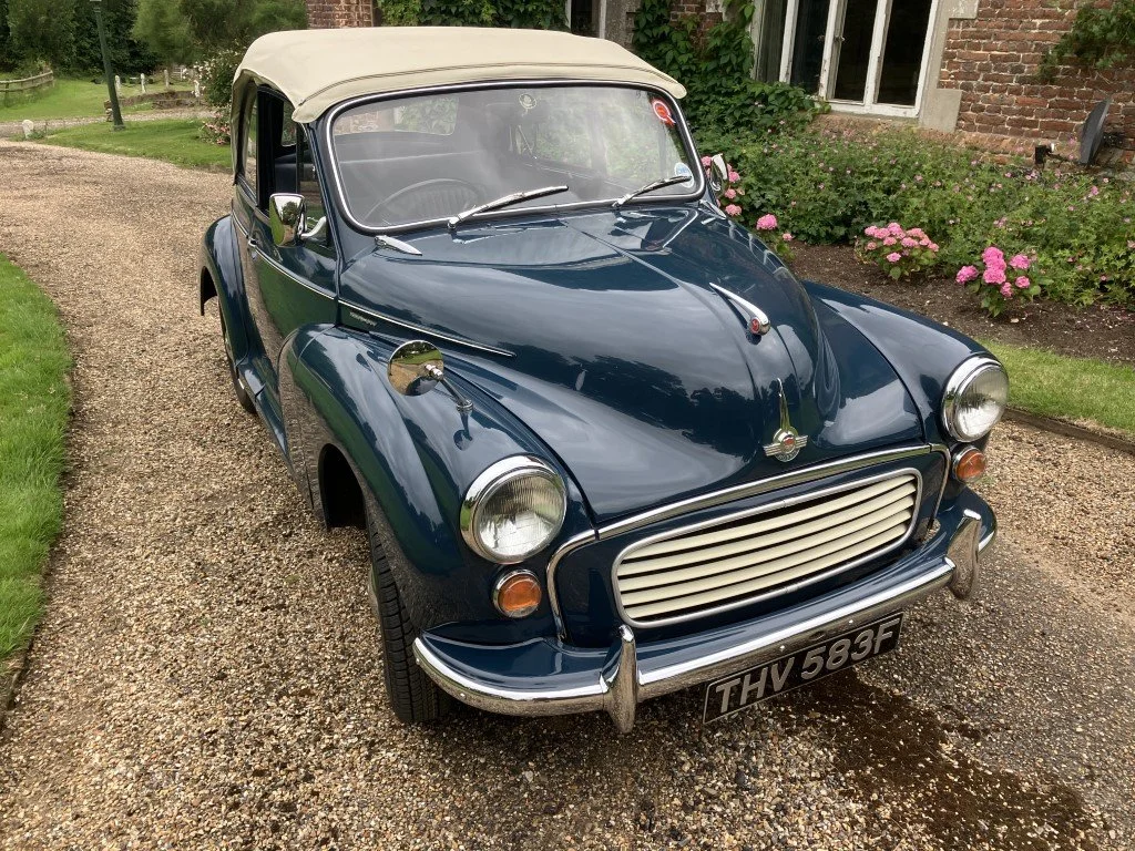 Current Stock — Canterbury Convertibles - Refurbished Morris Minor cars for sale in Kent, England