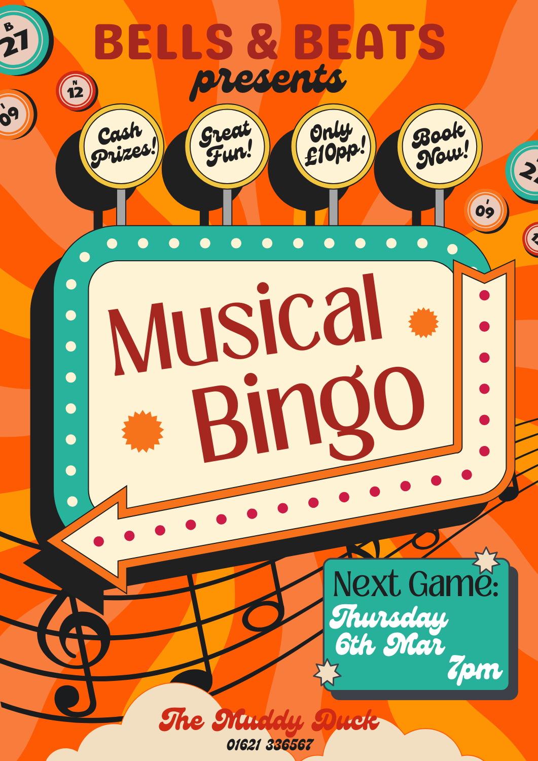Super Awesome Musical BINGO — Muddy Duck Site