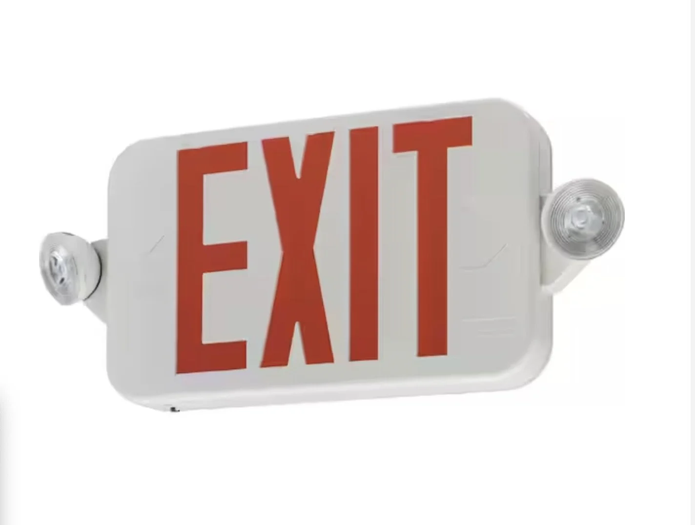 LED EXIT SIGN/EMERGENCY LIGHT COMBO W/BATTERY BACKUP — Dolphin Event ...